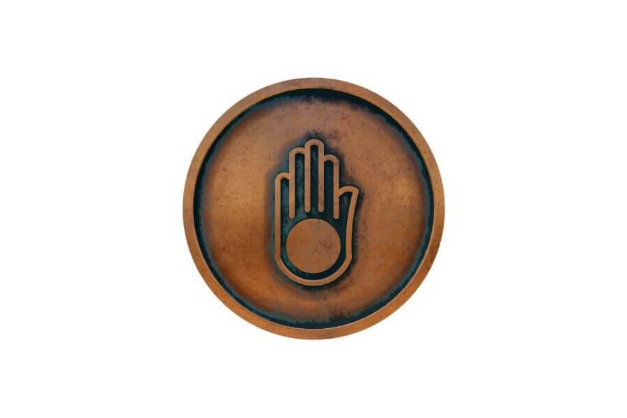 Jain Dharma Logo Line Symbol Of Jainism Or Jain Dharma Icon Isolated